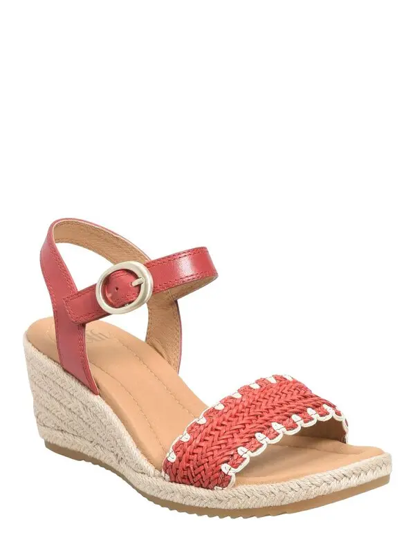SOFFT Inez Wedge Sandal - Red