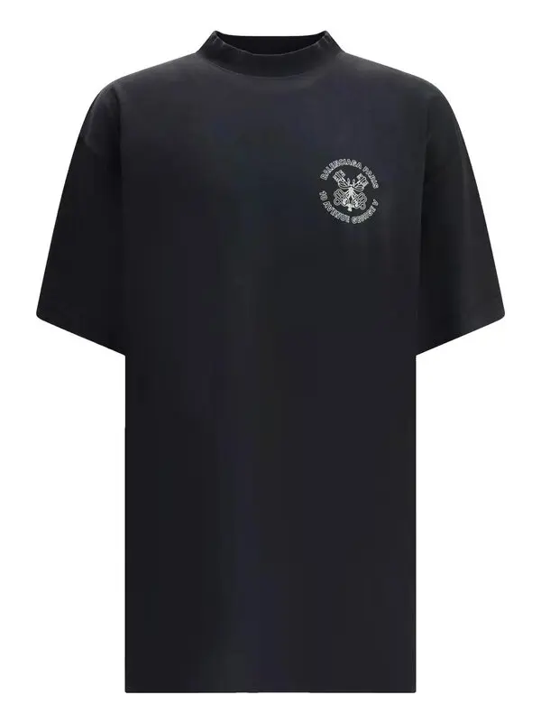Balenciaga Logo-print T-shirt - Black
