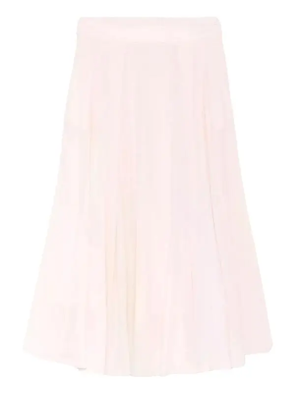 Peserico Cotton Midi Skirt - Pink