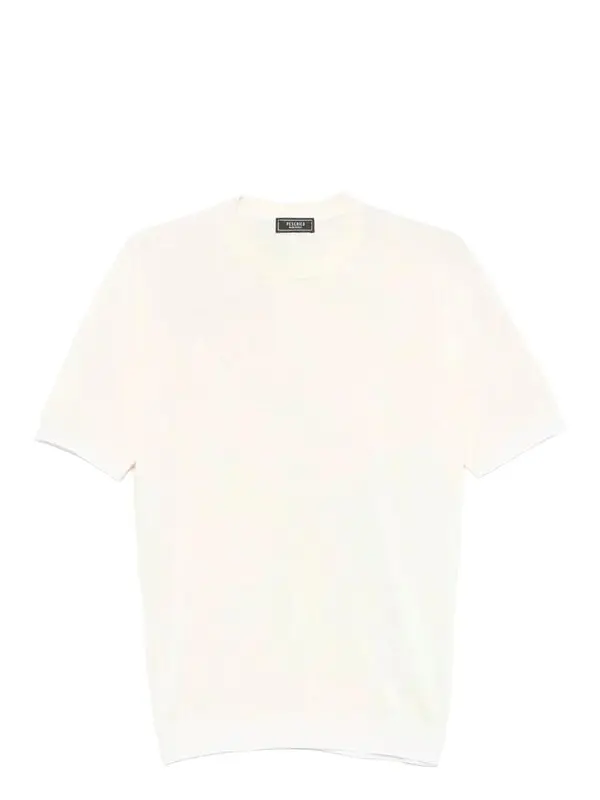Peserico Fine-knit T-shirt - Neutrals