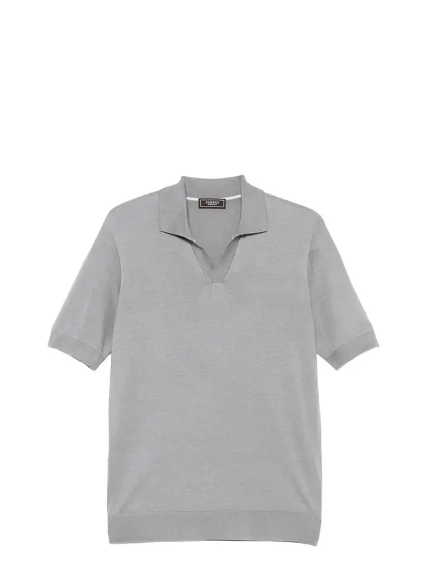 Peserico Fine-knit T-shirt - Grey