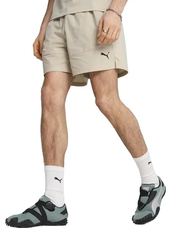 PUMA Tech Relaxed Fit Shorts - Beige