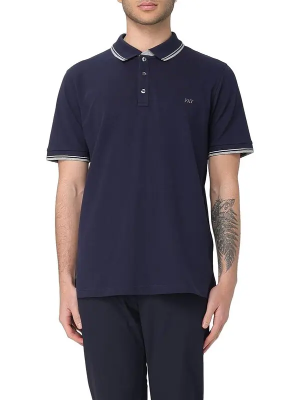 FAY Polo Shirt - Ink