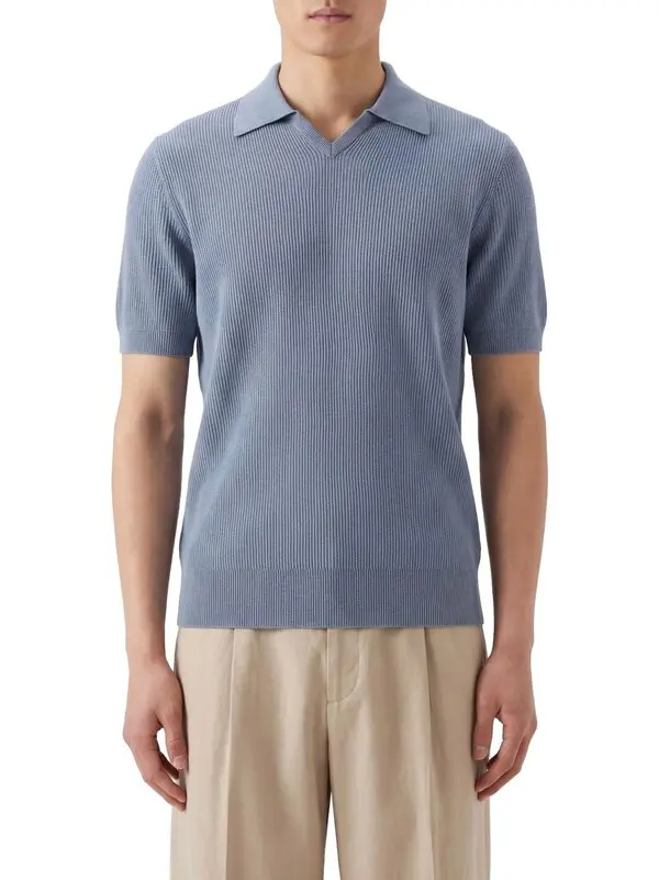 Brunello Cucinelli Polo Shirt - Lead