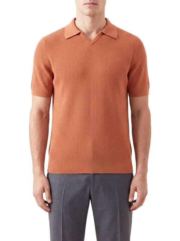 Brunello Cucinelli Polo Shirt - Orange