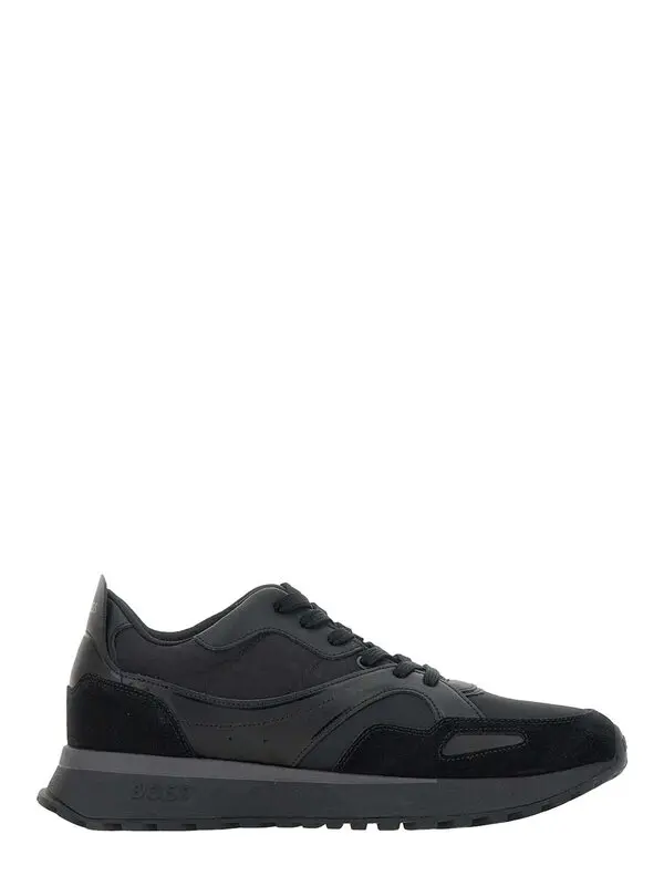 BOSS Lace-up Sneakers - Black