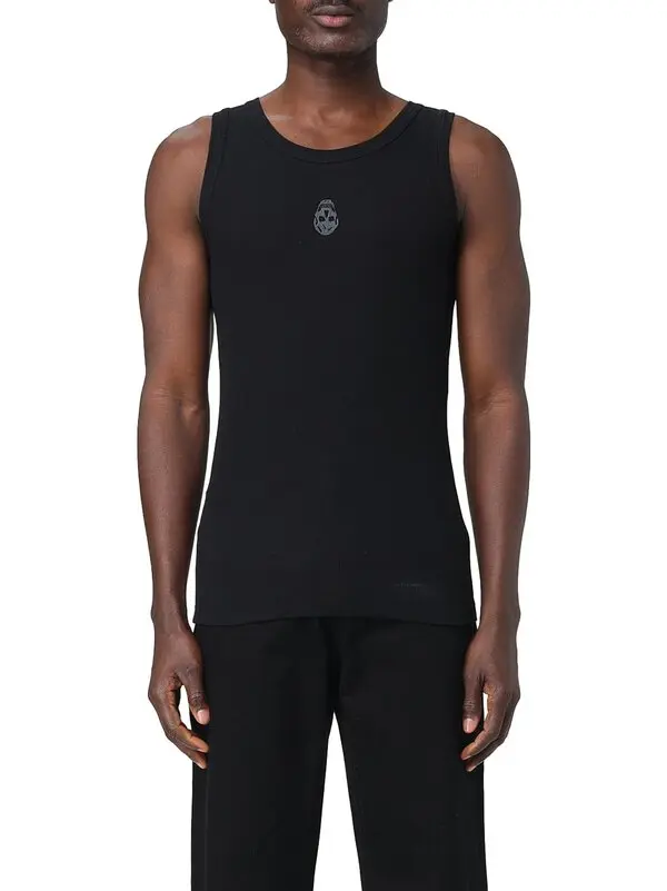 Alexander McQueen Ribbed Tank Top - Black
