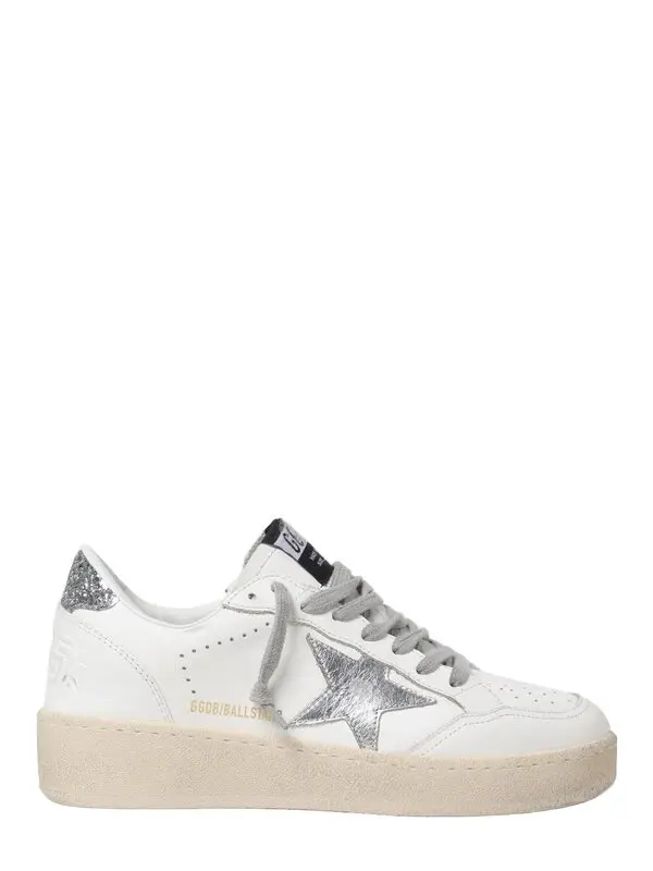 GOLDEN GOOSE Ball Star 2 Sneakers - Silver