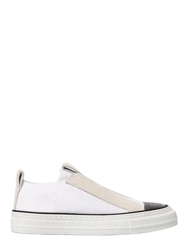 Brunello Cucinelli Slip-on Sneakers - White