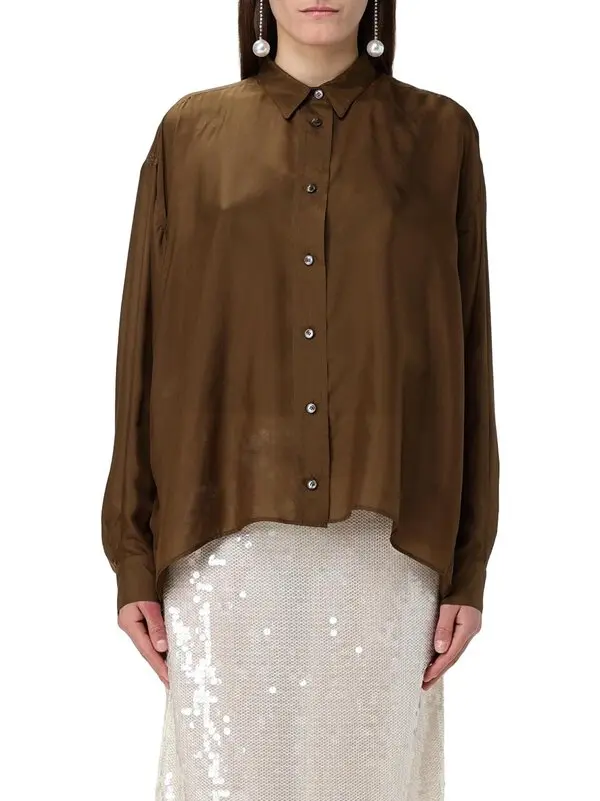 Philosophy Di Lorenzo Serafini Classic Collar Shirt - Brown