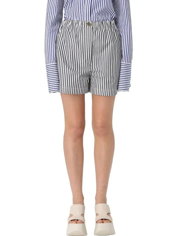 Sportmax Striped Shorts - Black