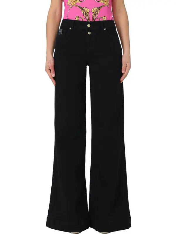 Versace Wide Leg Jeans - Black