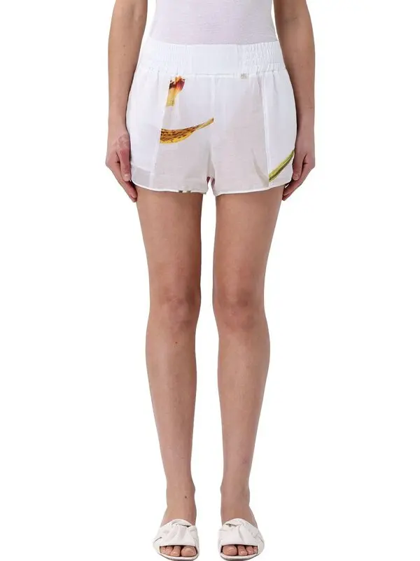 GENNY Thigh Length Shorts - White