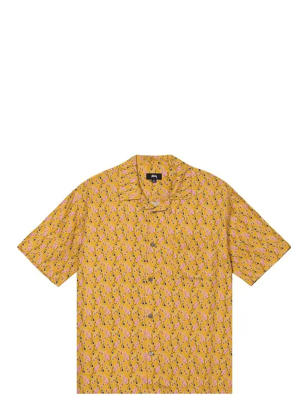 StÜssy Paisley Tears Shirt - Yellow