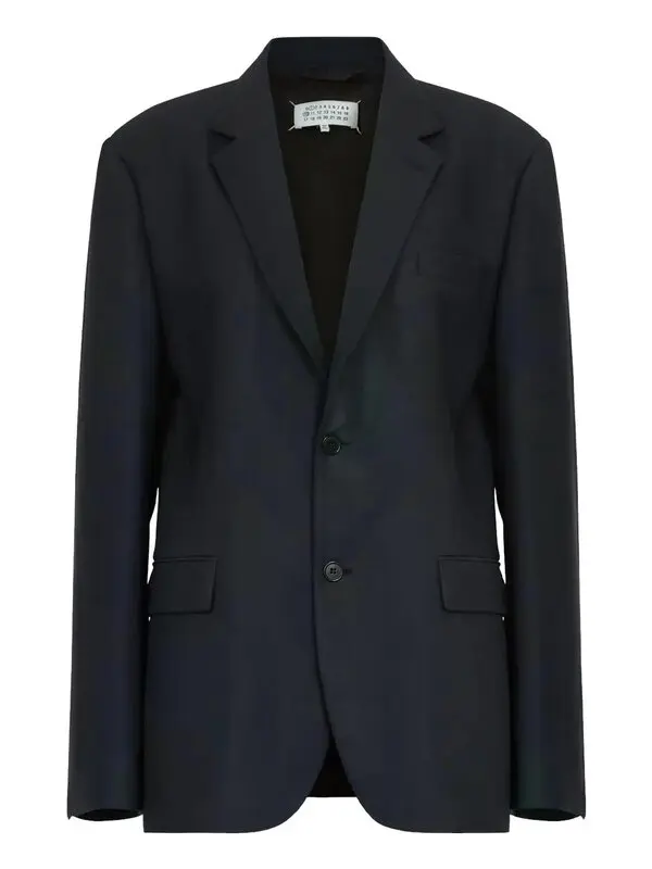 MAISON MARGIELA Single-breasted Blazer - Blue