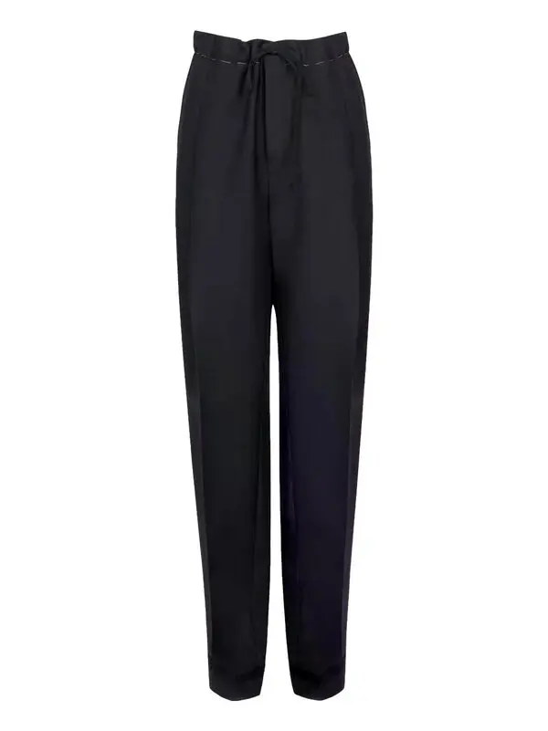 MAISON MARGIELA Pressed Crease Trousers - Black