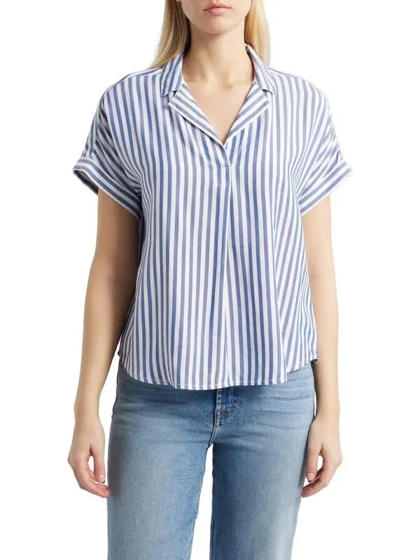 BEACHLUNCHLOUNGE Denise Striped Shirt - Starry Night