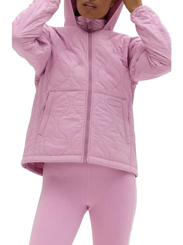HALFDAYS Bessie Packable Puffer Jacket - Amethyst