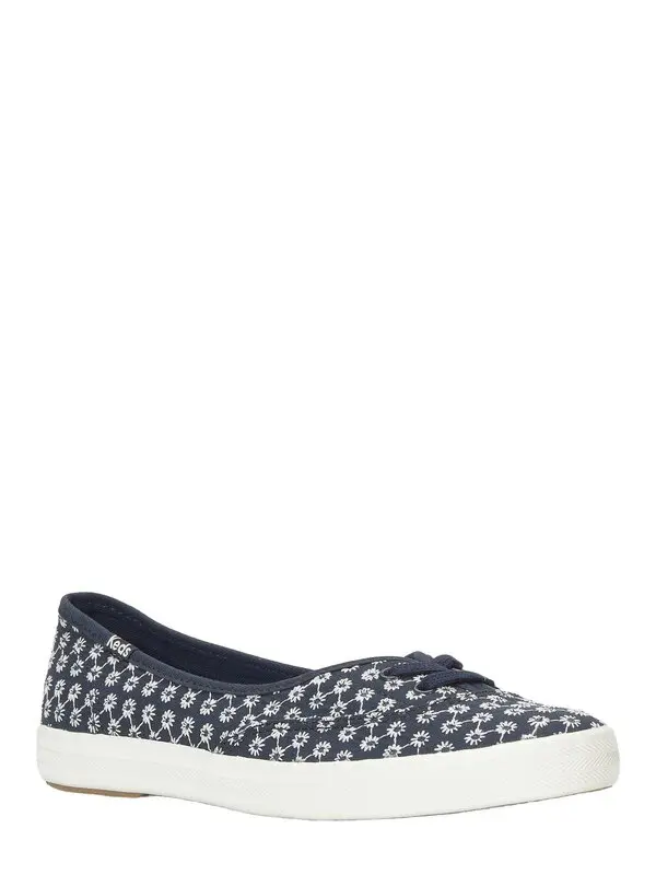 Keds® Champion Mini Slip-on Sneaker - Navy Blazer Daisey