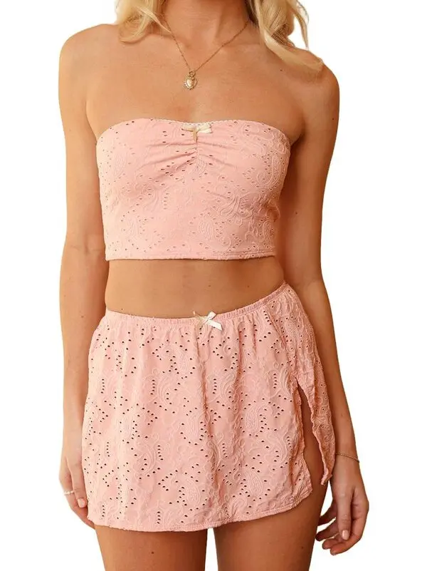 DIPPIN DAISY'S Lace Mini Skirt - Blossom