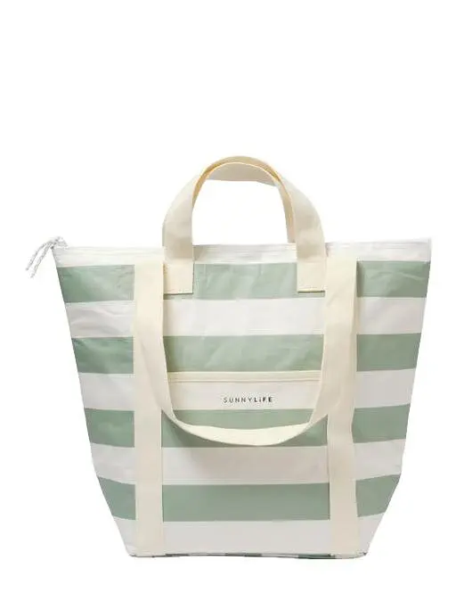 SUNNYLIFE Insulated Cooler Tote - Green