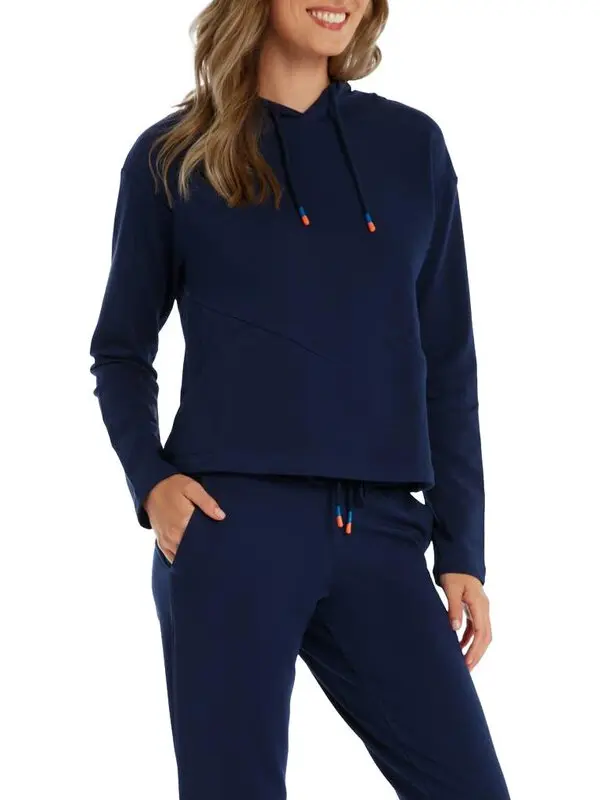 Helen Jon French Terry Hoodie - Navy