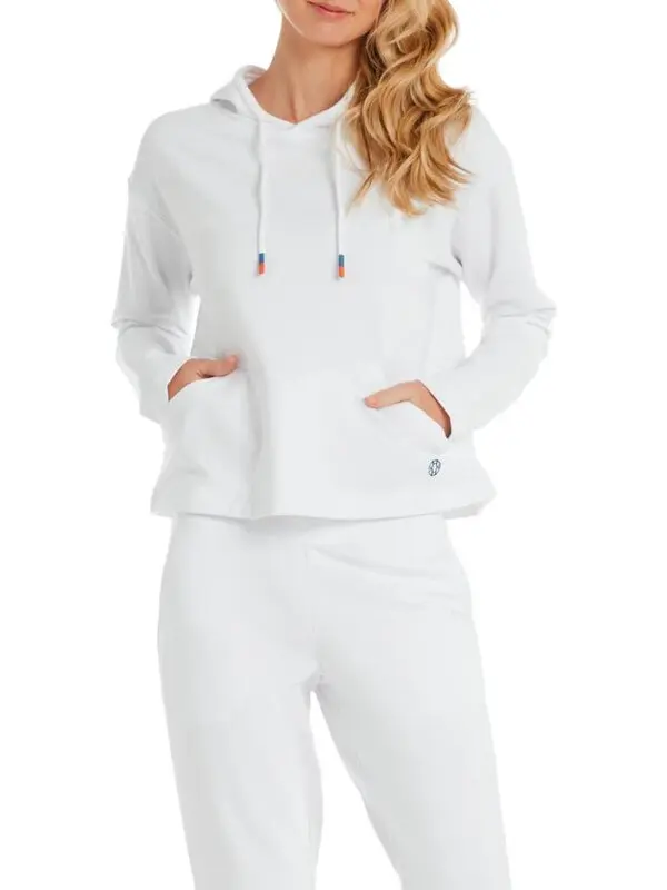 Helen Jon French Terry Hoodie - White