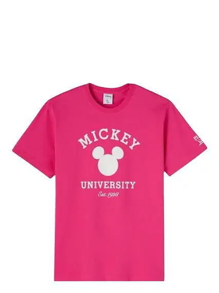 OVO X Disney Valentine's Collegiate T-shirt - Fuchsia