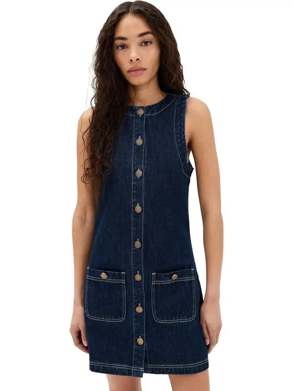 MADISON THE LABEL Chloe Mini Dress - Denim