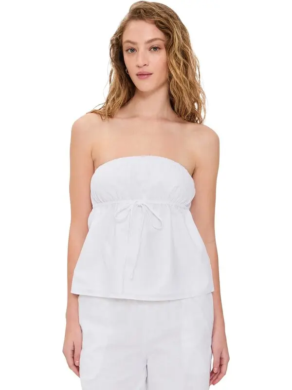 SEVEN WONDERS Bronwyn Strapless Top - White