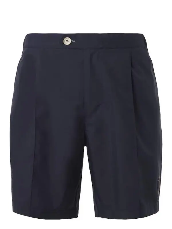 Brunello Cucinelli Mid-rise Bermuda Shorts - Blue