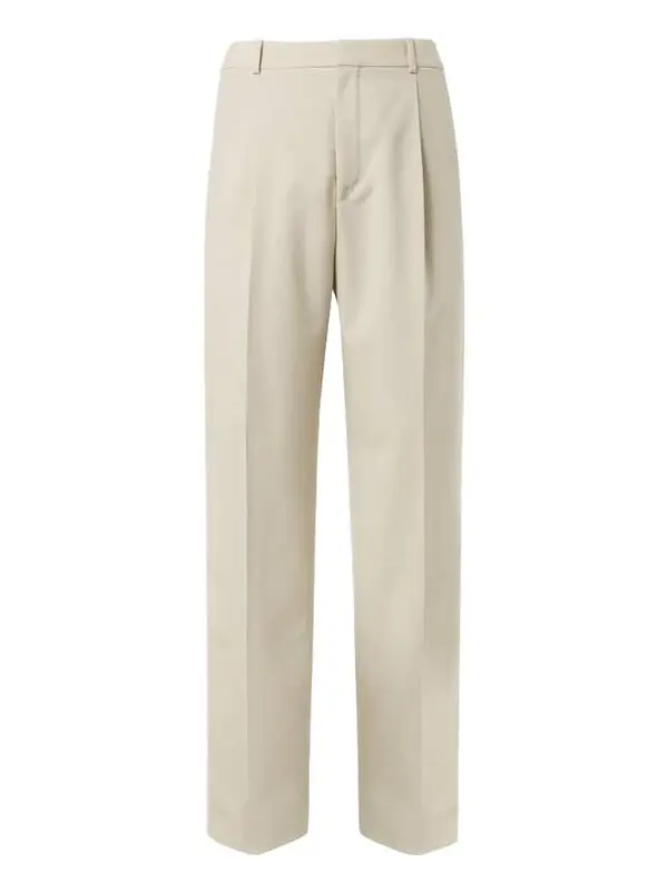 Saint Laurent Wool Suit Trousers - Brown