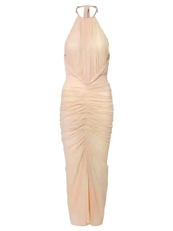 MUGLER Ruched Gown - Pink
