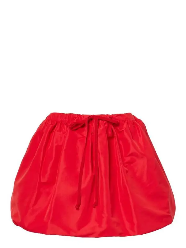 Patou Volume Mini Skirt - Red