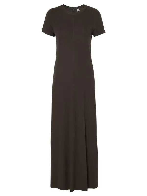 TOTEME Jersey Maxi Dress - Grey