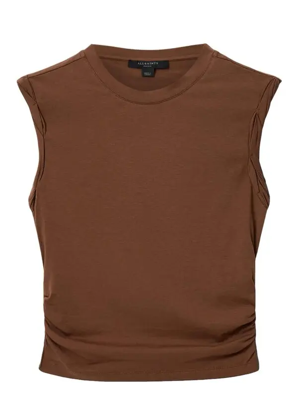 ALLSAINTS West Sleeveless Tank Top - Brown