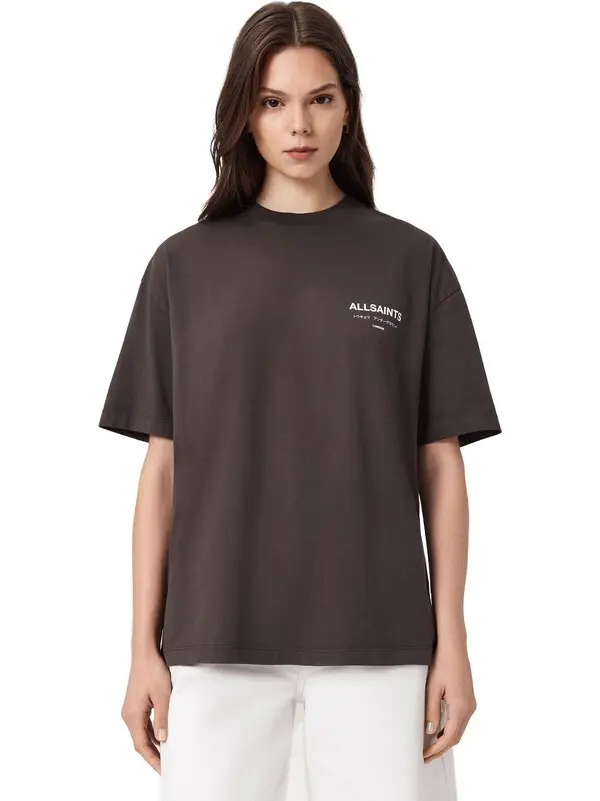 ALLSAINTS Oversized T-shirt - Bottle Brown