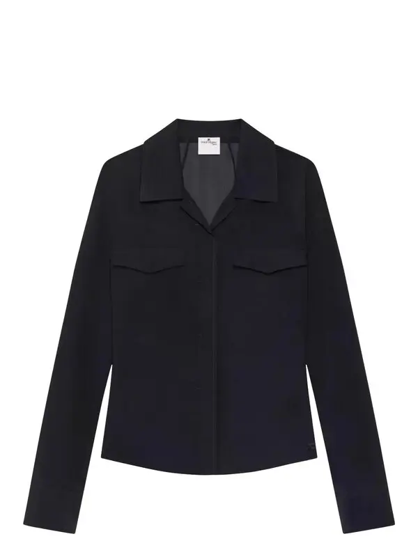 COURREGES Cotton Shirt - Black