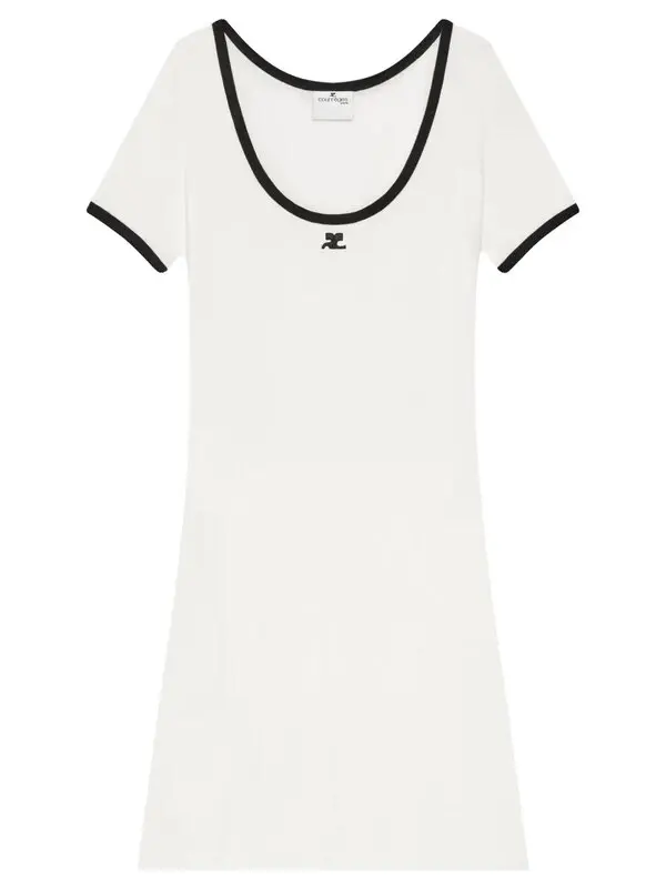 COURREGES Holistic Mini Dress - White