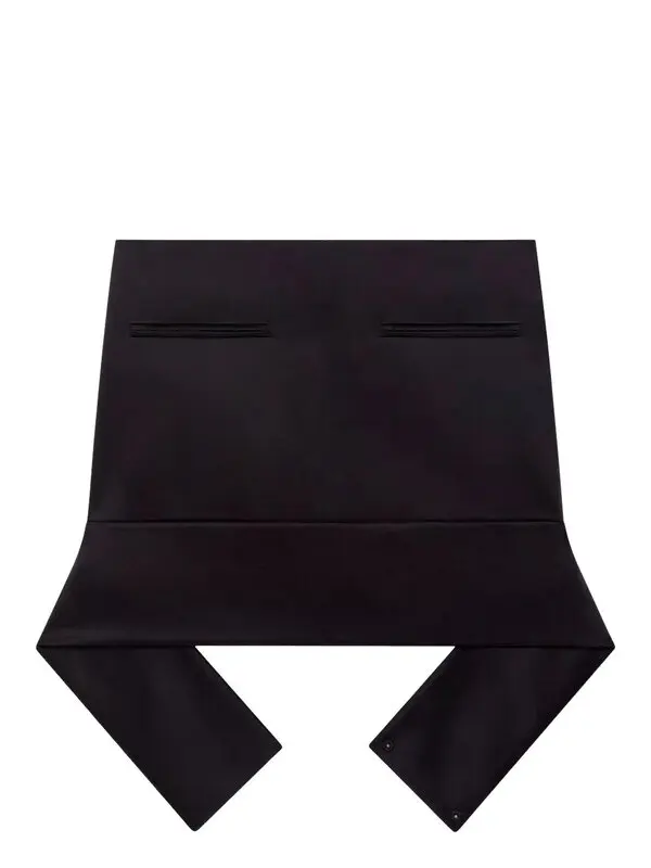 COURREGES Belted Mini Skirt - Black
