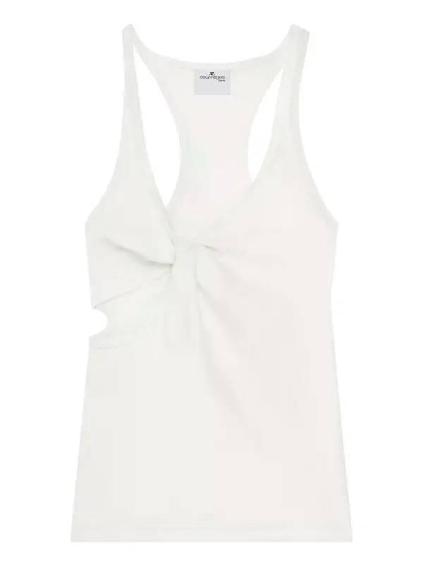 COURREGES 90's Tank Top - White