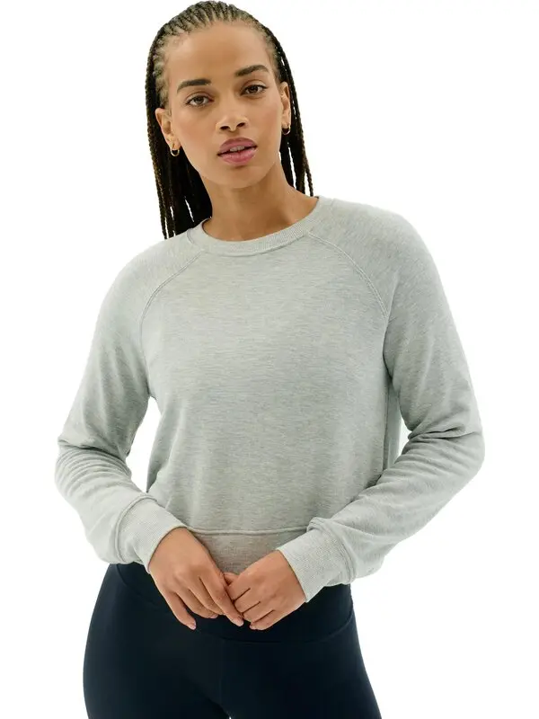 Splits59 Brooks Fleece Sweatshirt - Heather Grey