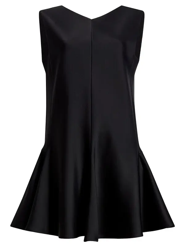 Khaite Mel Mini Dress - Black