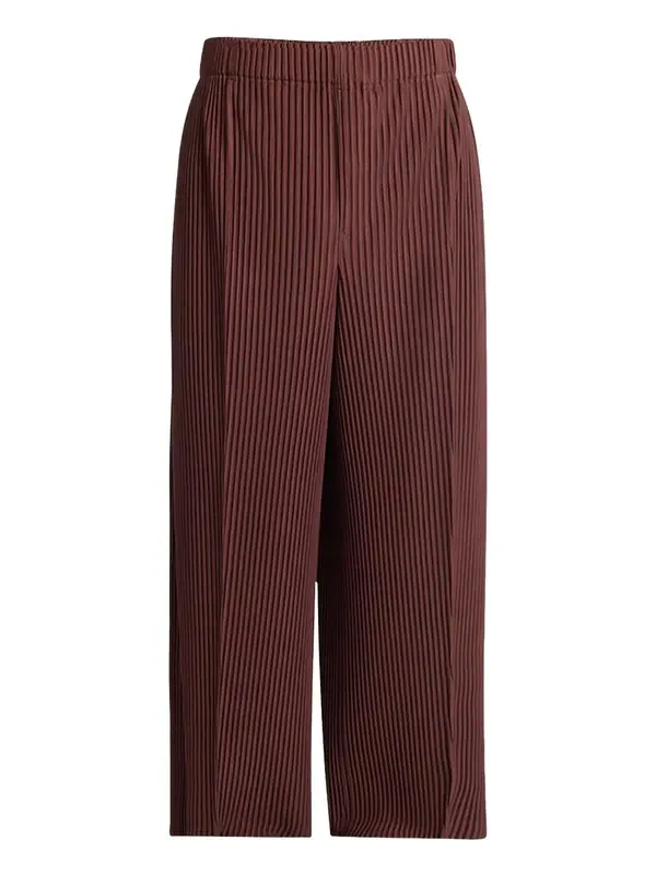 Issey Miyake Mc February Trousers - Chocolate Brown