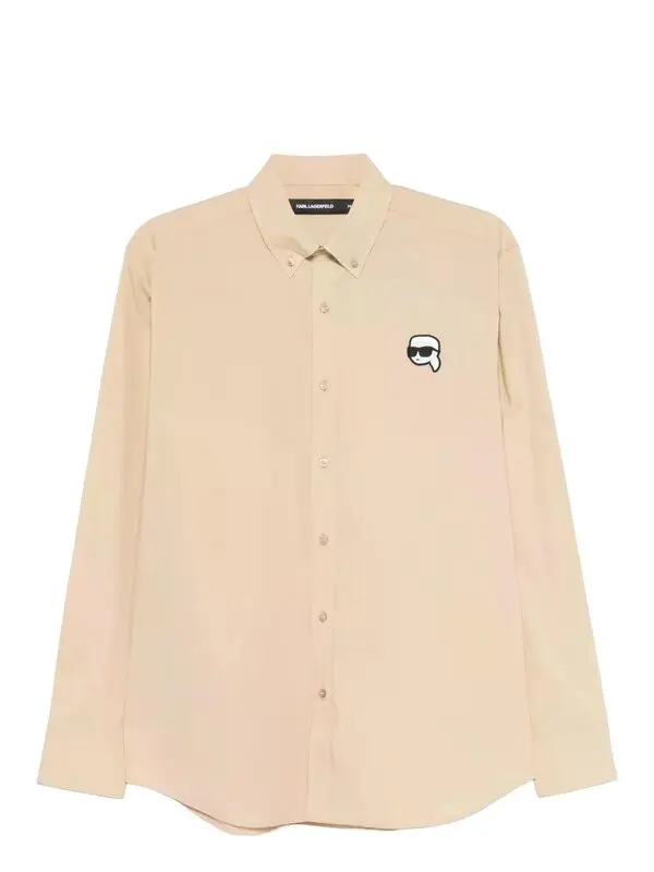 Karl Lagerfeld Ikonik Karl Shirt - Neutrals