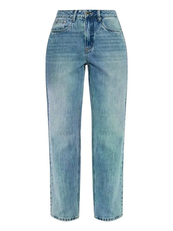 GESTUZ High-rise Straight-leg Jeans - Blue