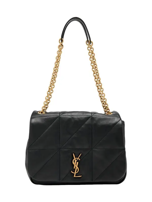 Saint Laurent Jamie 4.3 Medium Leather Shoulder Bag - Black