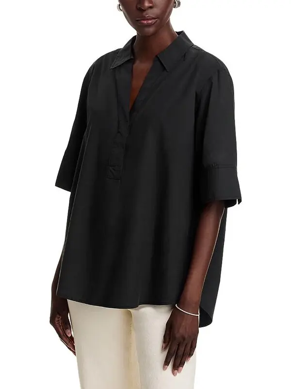 Rails Juda High-low Shirt - Black