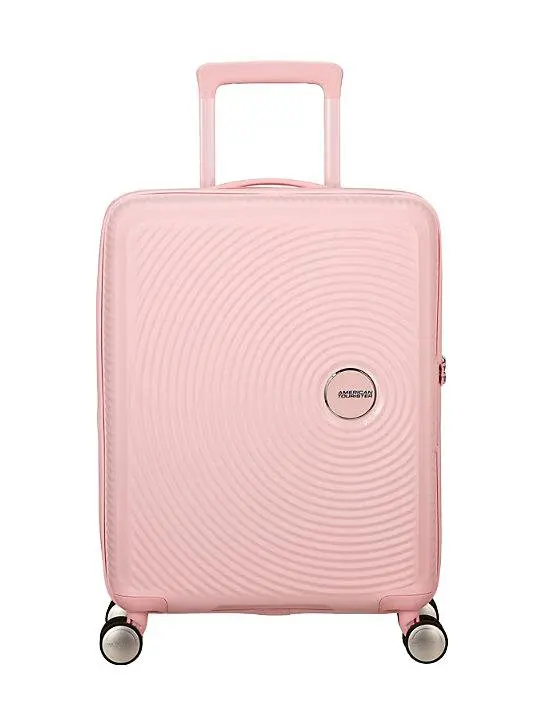 AMERICAN TOURISTER Soundbox Expandable Four-wheel Cabin Suitcase 55cm - Pastel Pink