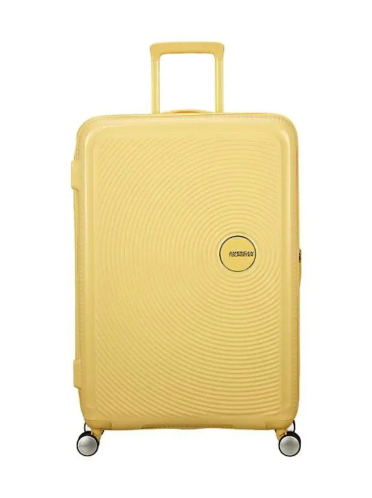 AMERICAN TOURISTER Soundbox Large Expandable Four-wheel Suitcase - Pastel Yellow